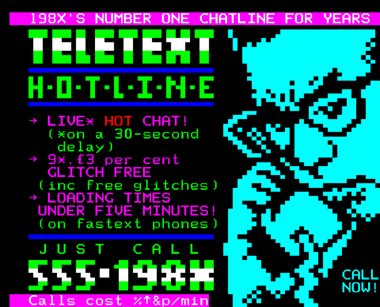 Selected teletext art | Dan Farrimond