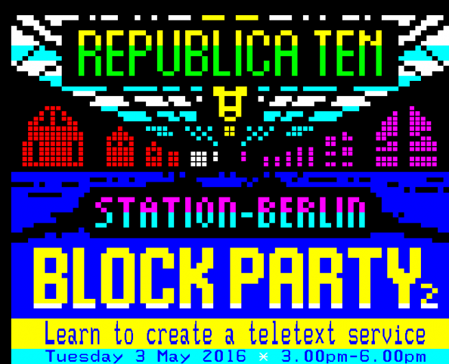 Selected teletext art – Dan Farrimond