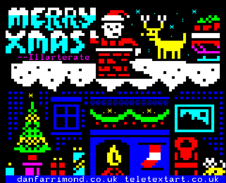 Selected teletext art – Dan Farrimond